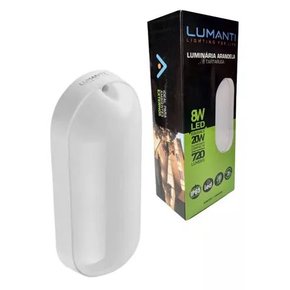 Arandela Led Tartaruga 8w Ip65 Lumanti 6500K